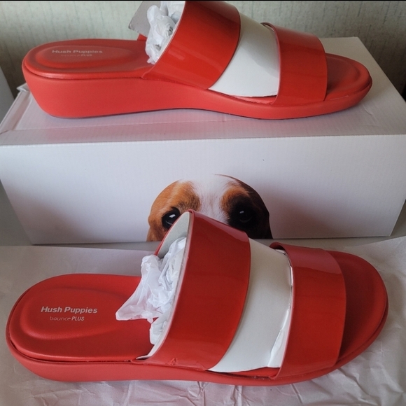 Hush Puppies | Shoes | Hush Puppies Fiesta Red Bright Jells Slide ...